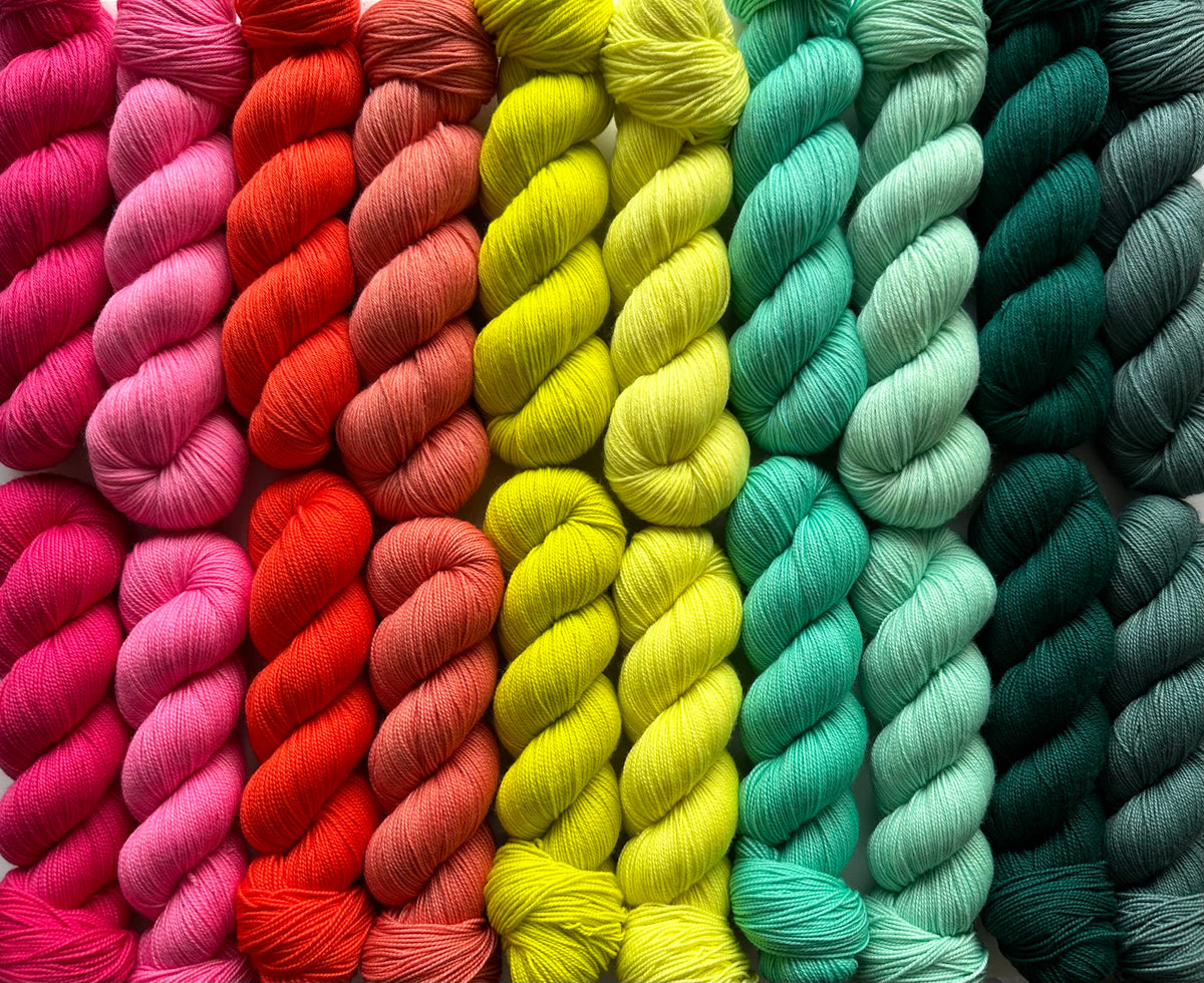 BRIGHT PALETTE – Explorer Knits + Fibers
